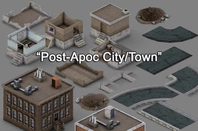 Post-Apocalyptic map-making assets for RPGs | Indiegogo