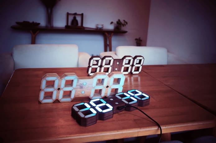 magictime,Smart wooden led clock | Indiegogo
