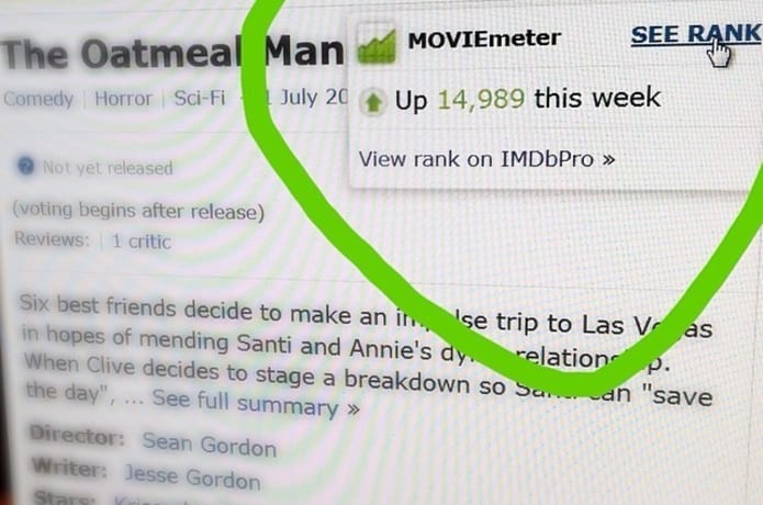 The Oatmeal Man | Indiegogo