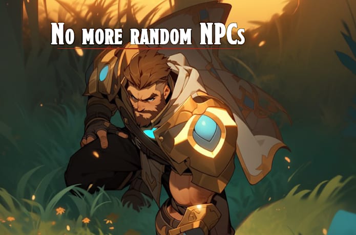 No more random NPCs | Indiegogo