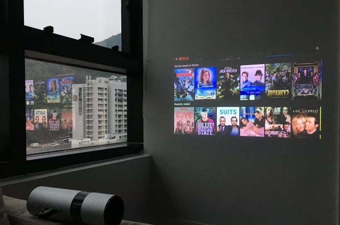 JmGO View Projector: A Smart TV In Your Backpack | Indiegogo