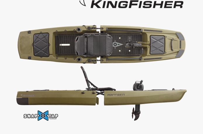The KingFisher: Modular Trimaran Fishing Kayak | Indiegogo