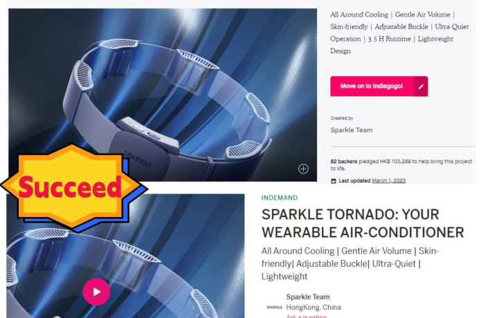 Funsnap: The Revolutionary Stretchable Neck Fan | Indiegogo