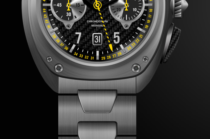 Fighter jet inspired mechanical watch | Indiegogo