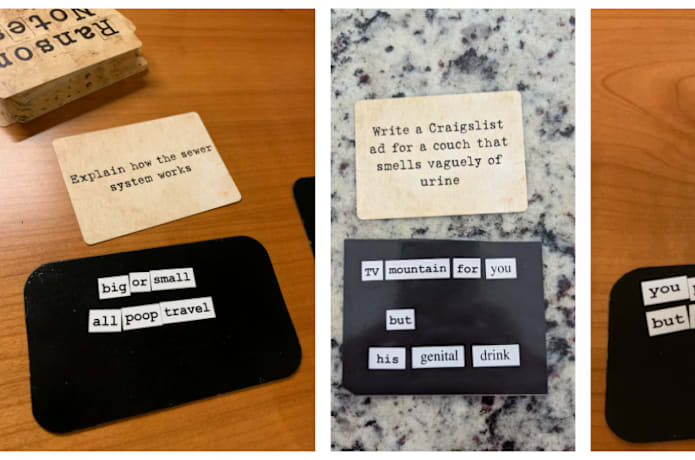 Ransom Notes: The Ridiculous Word Magnet Game | Indiegogo