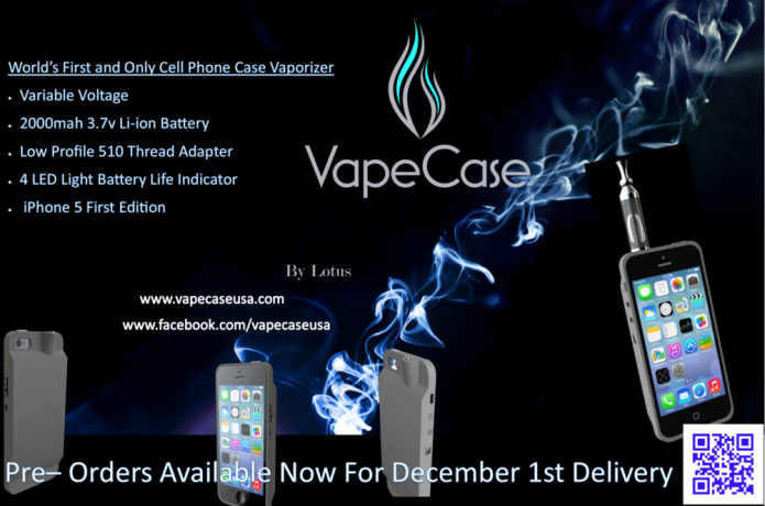 VapeCase - The World's First Cell Phone Case Vaporizer | Indiegogo