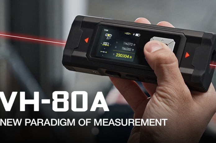 VH-80A: Auto Calibration Dual Laser Distance Meter | Indiegogo
