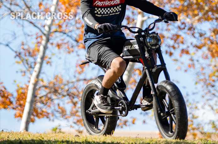SPLACH CROSS: Motorcycle-Like Hi-Tech Ebike | Indiegogo