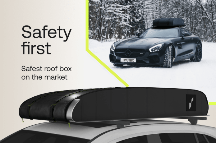 Twistboxes - Fully-Foldable Rooftop Cargo Carriers | Indiegogo