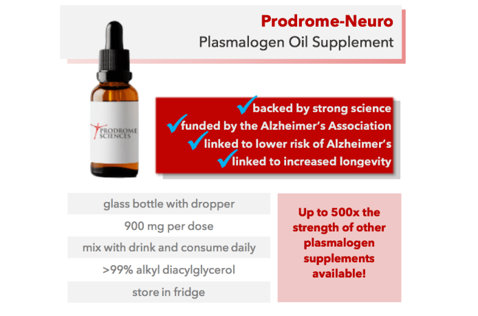 Prodrome-Neuro: plasmalogen oil for the brain | Indiegogo