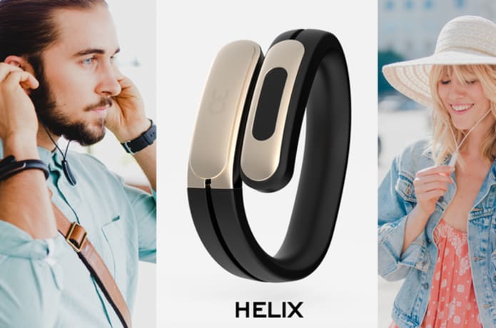 HELIX: Wearable Cuff with Stereo Bluetooth Earbuds | Indiegogo