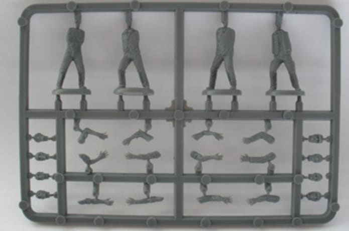 28mm Plastic Multi-part Zombie Miniatures by Studio Miniatures | Indiegogo