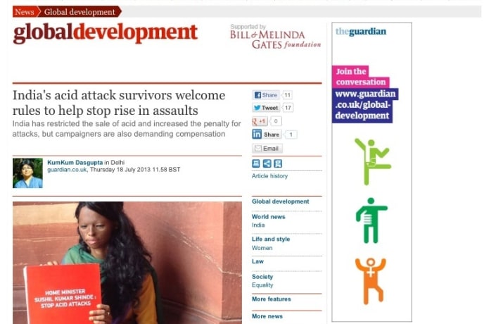 Acid fighter Laxmi needs support to continue her fight against Acid ...