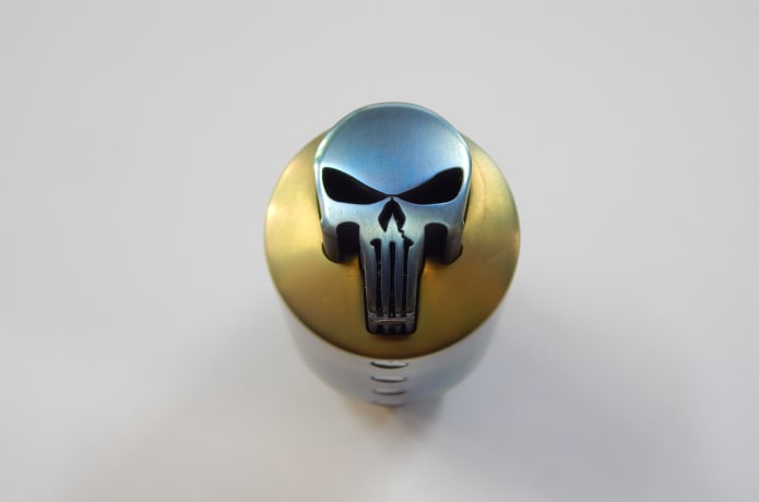 EDC Skull clicker, Titanium fidget toy | Indiegogo