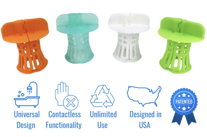 EcoKatch-Ultimate Contactless Bathtub Hair Catcher | Indiegogo