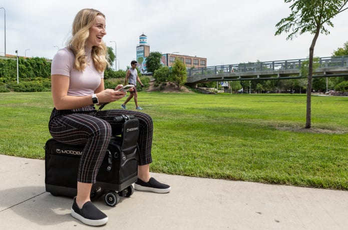 Modobag 2.0: The Carry-On Luggage that Carries You | Indiegogo