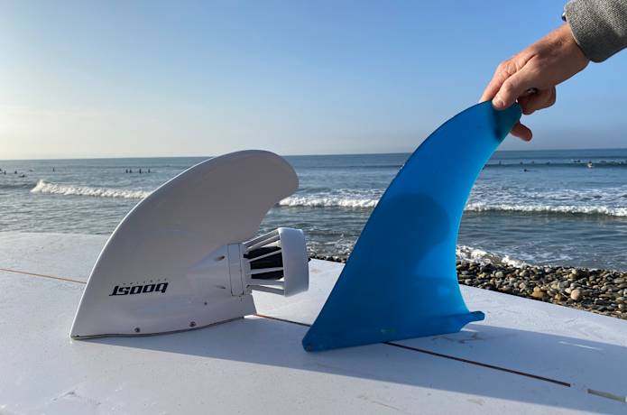 Boost Fin: Electric Motorized Fin for any Board | Indiegogo