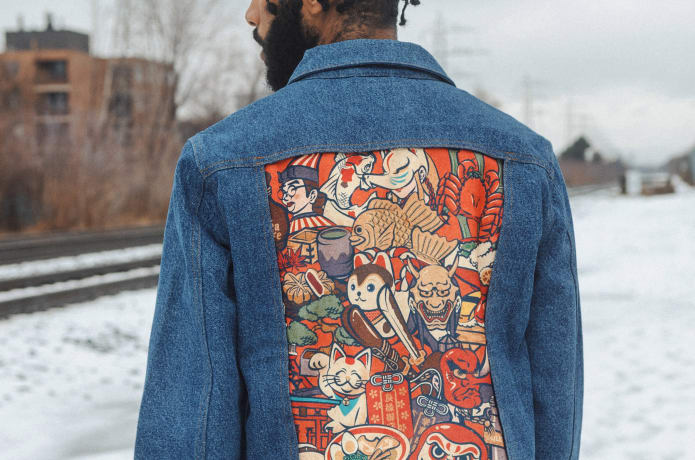 Modular Denim Jackets with Custom Swappable Art | Indiegogo