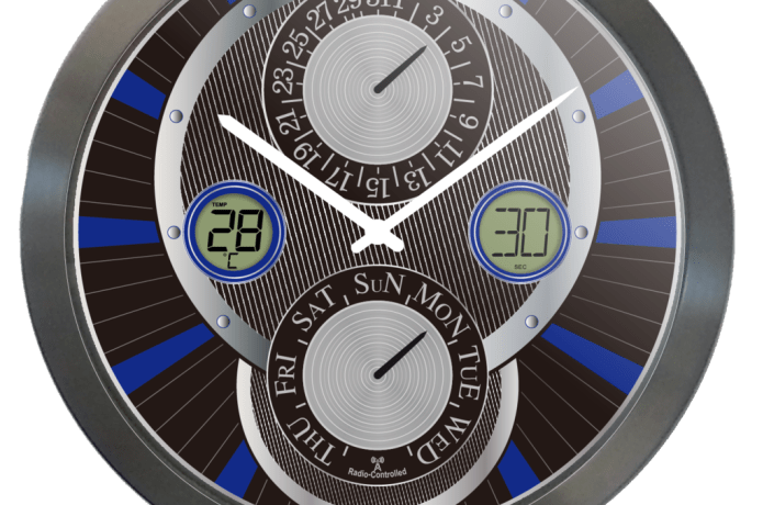 Torinnov Automatic Analogue and Digital Perpetual Calendar Wall Clocks ...
