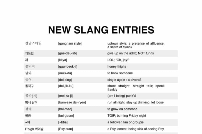 Korean Slang for your Seoul | Indiegogo