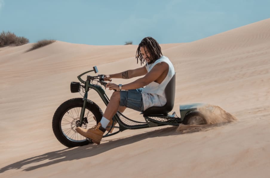 Vook Unveils Futuristic E-Trike: A Game-Changer in Electric Mobility with Fingerprint Sensor and ...